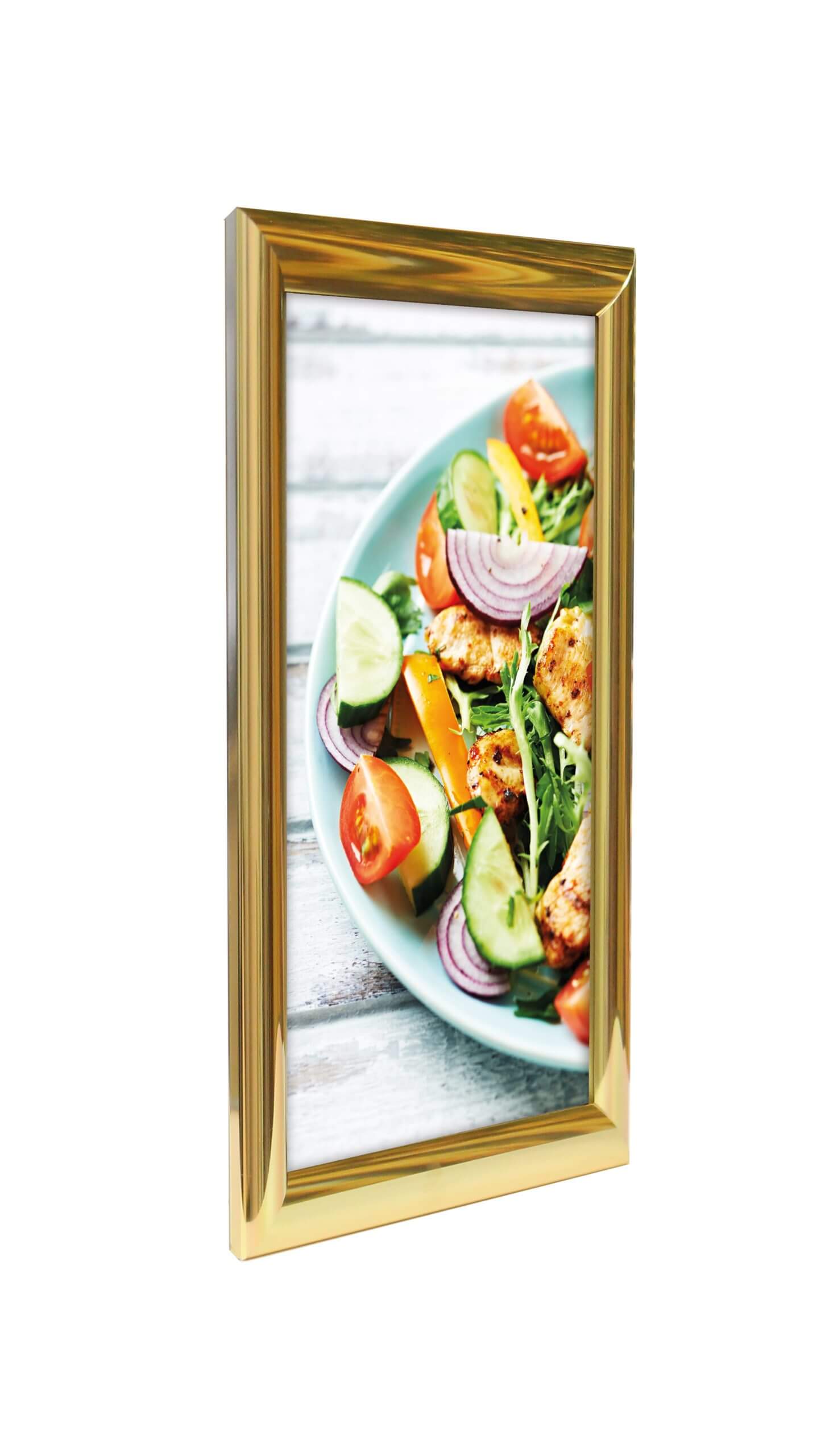 25mm Mitred Snap Frame Polished Gold - Innotech