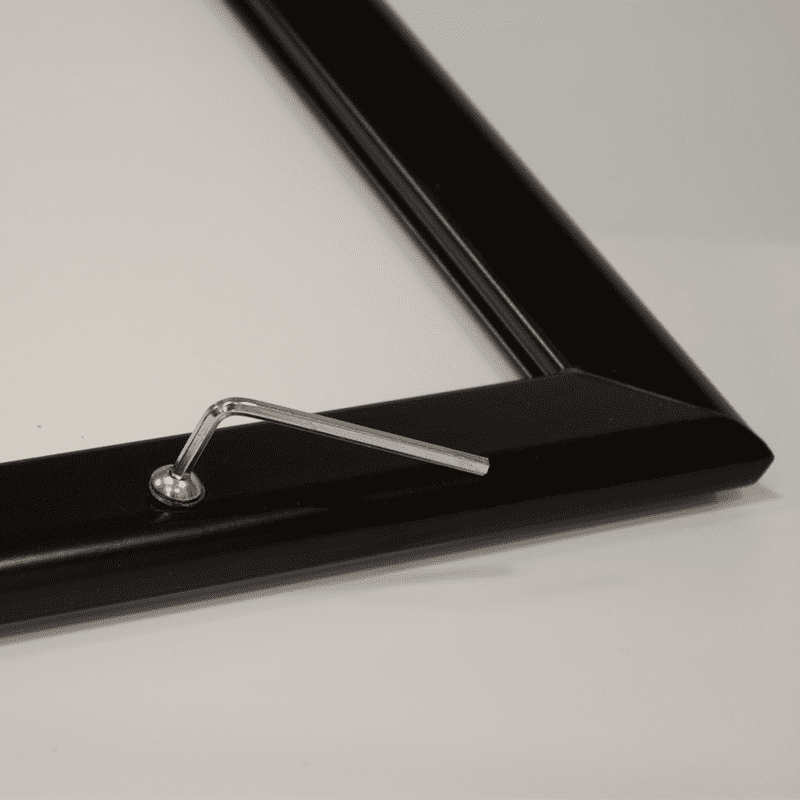 32mm Lockable Snap Frame - Black - Innotech