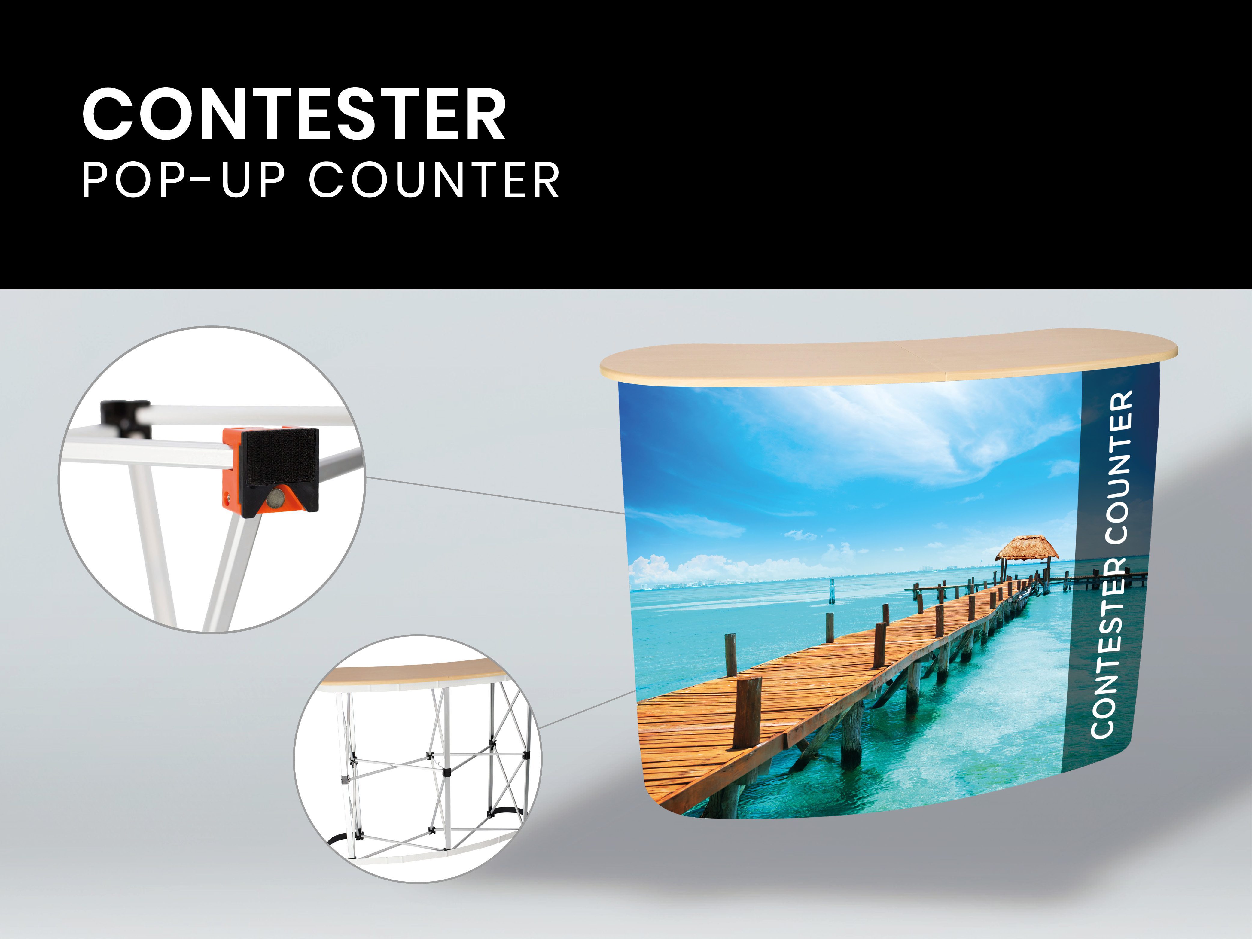 Contester Pop Up Promotion Counter - Innotech
